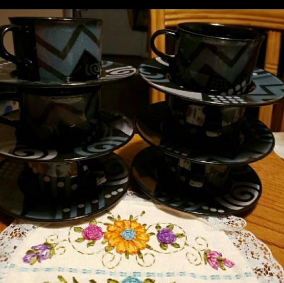 Mikasa | Dining | Set Of 6 Mikasa Intaglio Cups Saucers | Poshmark